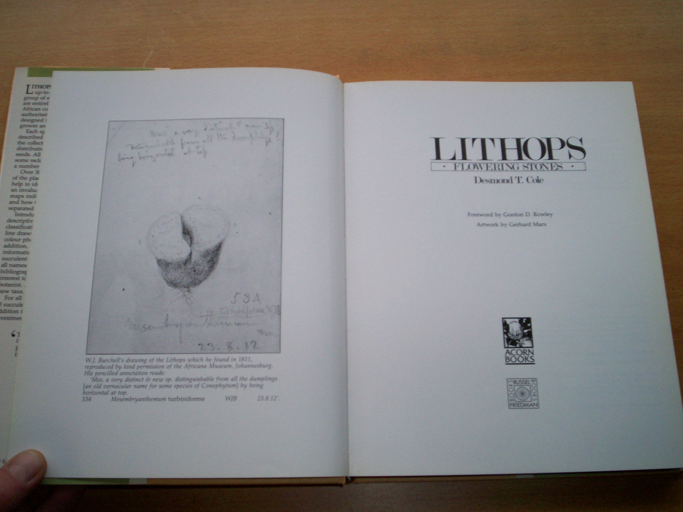 Lithops: Flowering Stones by Desmond T. Cole | Goodreads