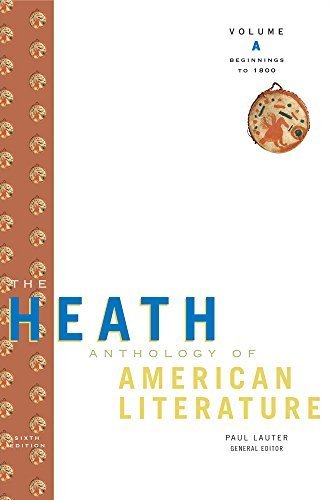 Bundle: The Heath Anthology of American Literature: Volume A ...