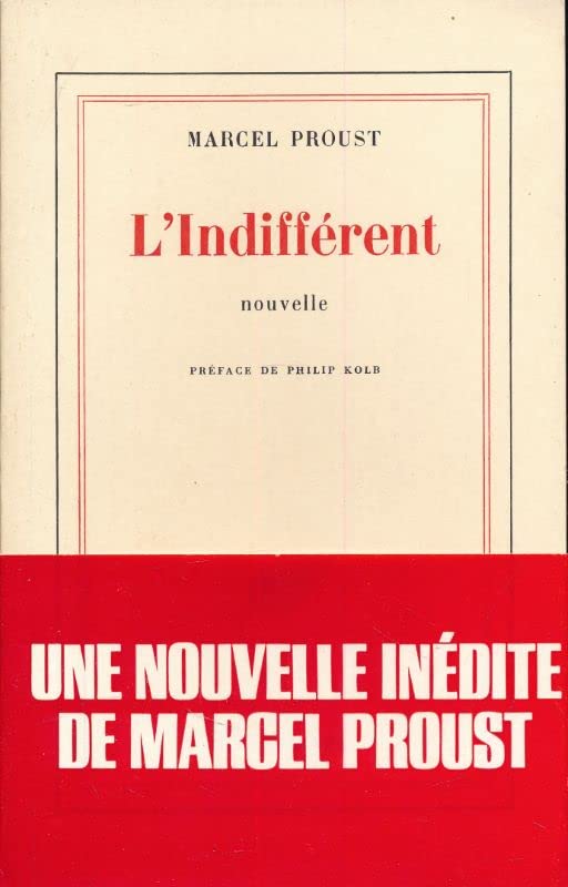 L'INDIFFERENT by Marcel Proust | Goodreads