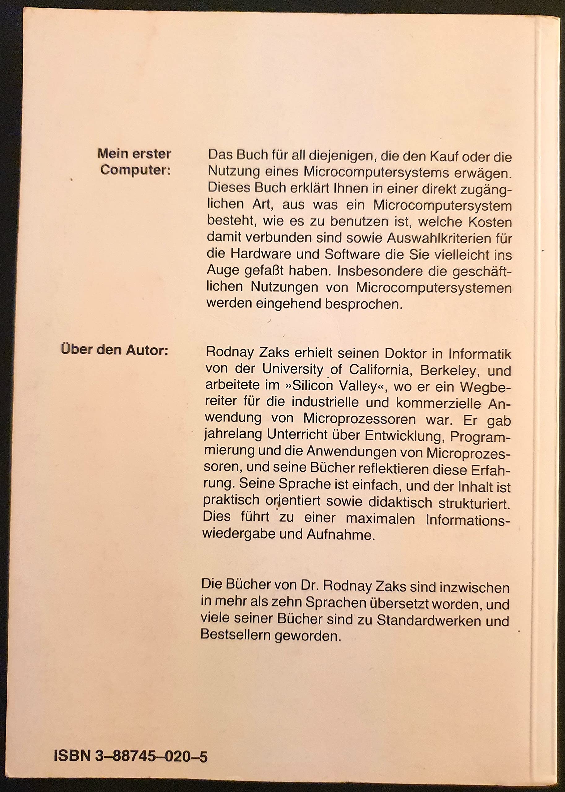 Mein Erster Computer by RODNAY. ZAKS | Goodreads