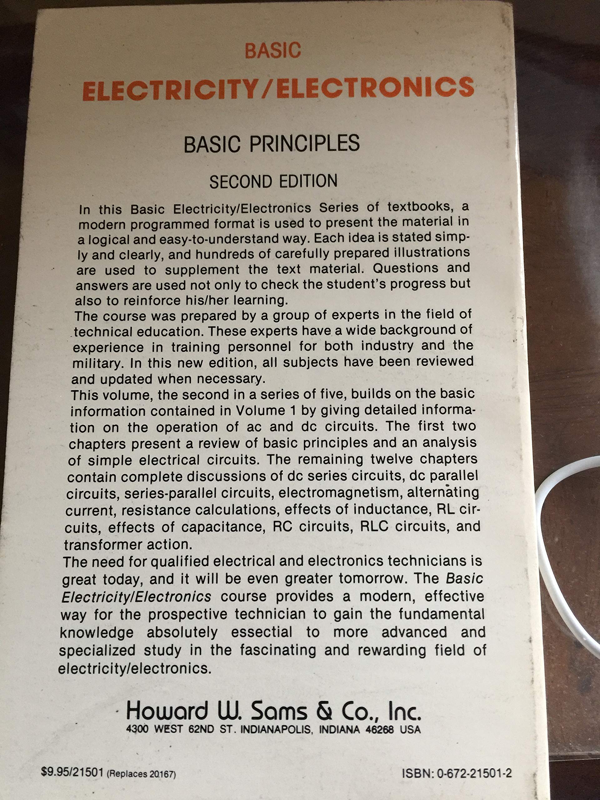 Basic Electricity/Electronics by Training & Retraining Inc | Goodreads