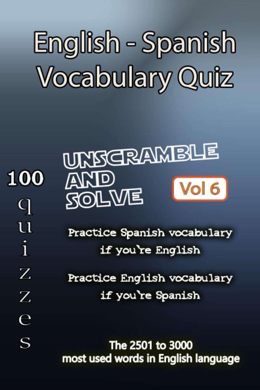 English - Spanish Vocabulary Quiz - Match the Words - Volume 6 by ...