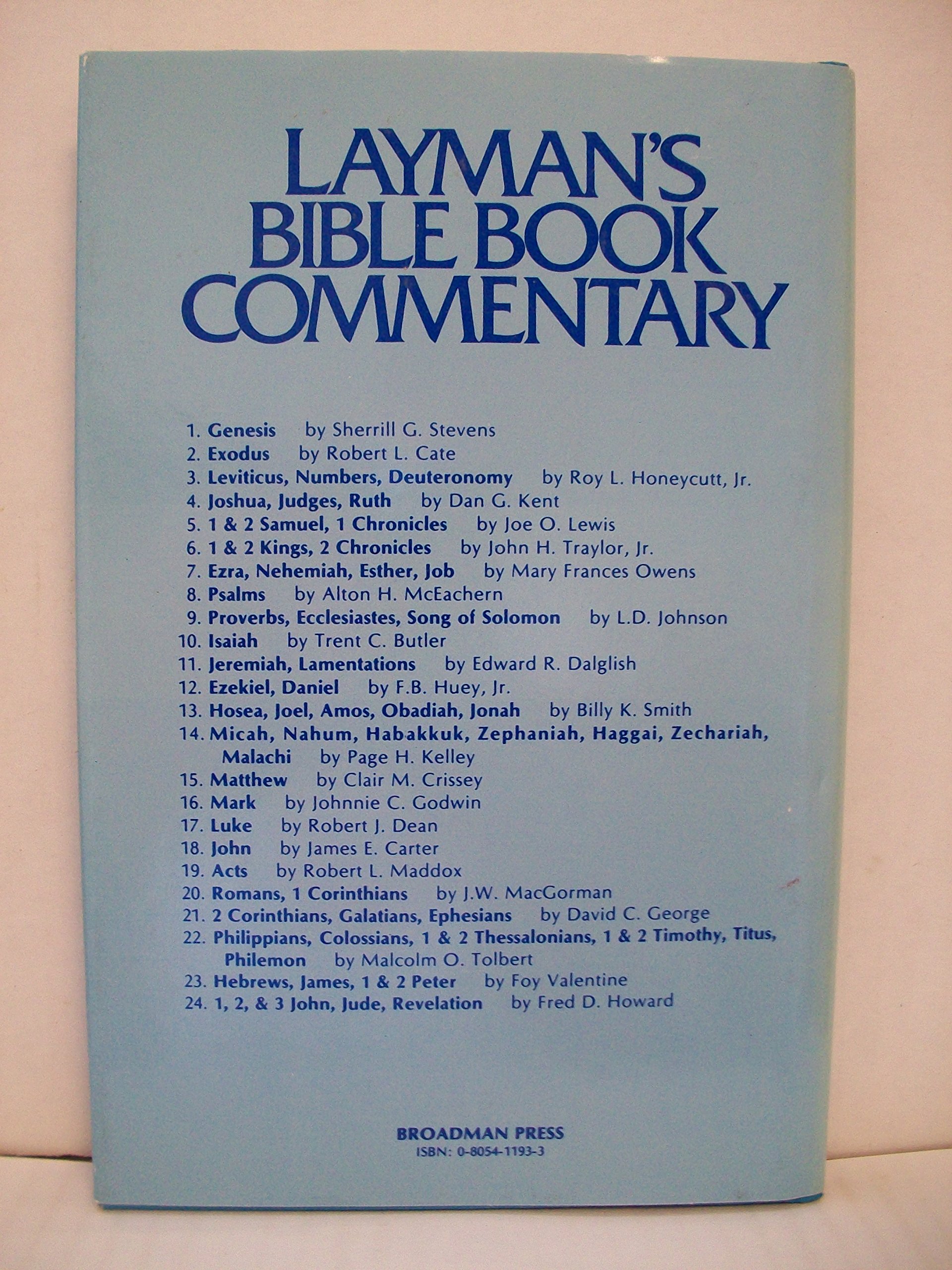 Layman's Bible Book Commentary: Hebrews, James, 1 & 2 Peter by Foy ...