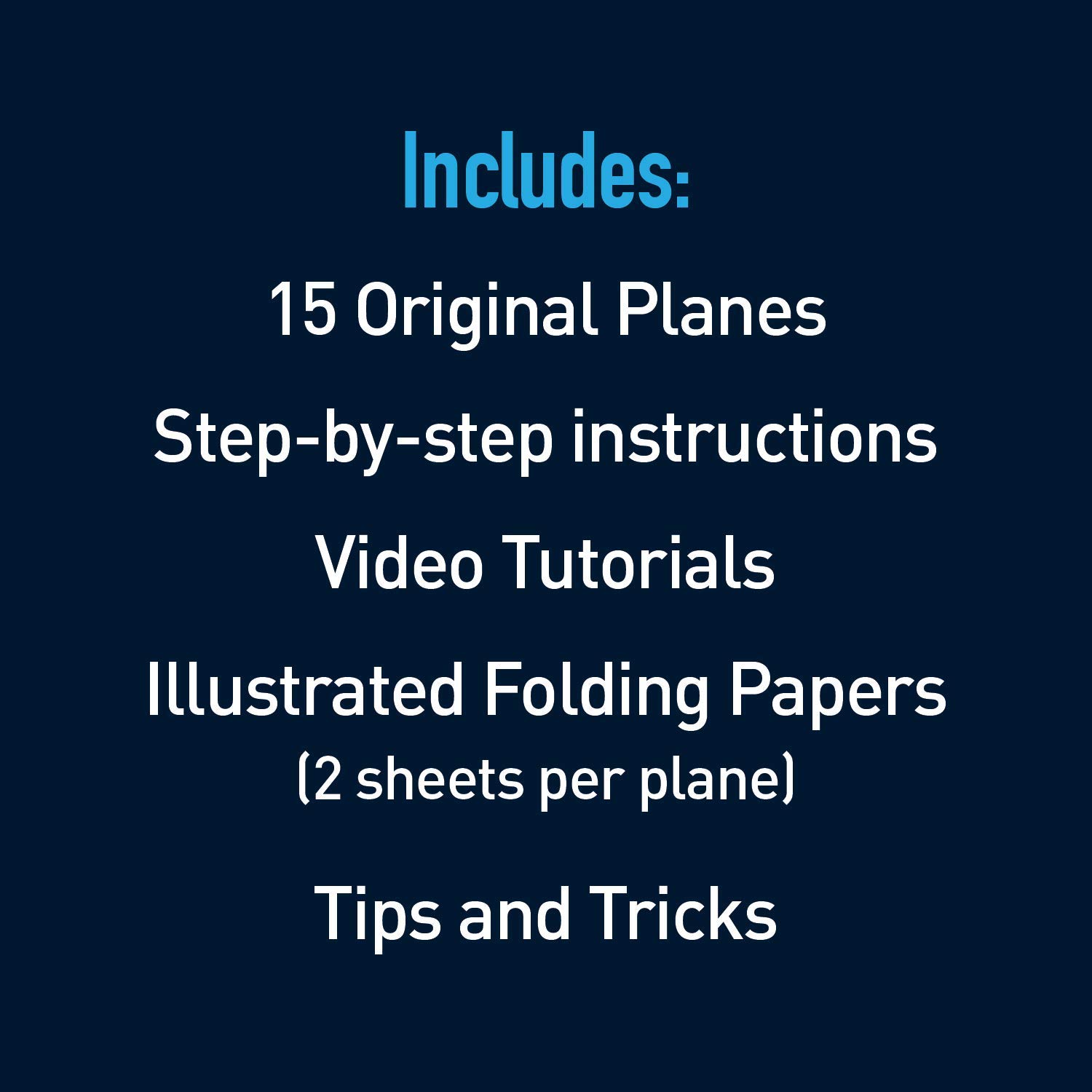 Foldable Flight's Incredible Paper Airplanes — Step-by-step ...