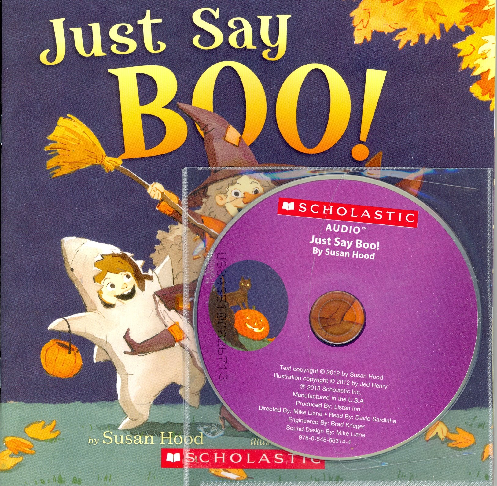 Just Say Boo! (Paperback and Read Along CD) by Susan Hood | Goodreads
