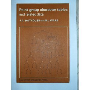 Point Group Character Tables and Related Data by J.A. Salthouse | Goodreads
