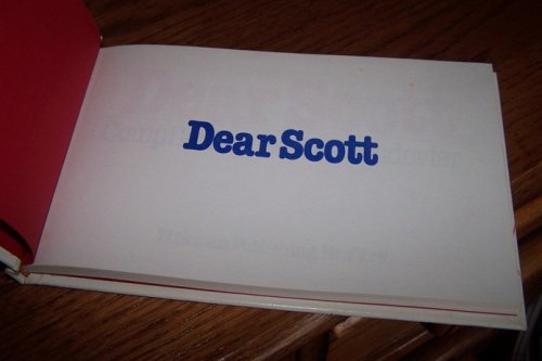 Dear Scott by Scott Deindorfer | Goodreads