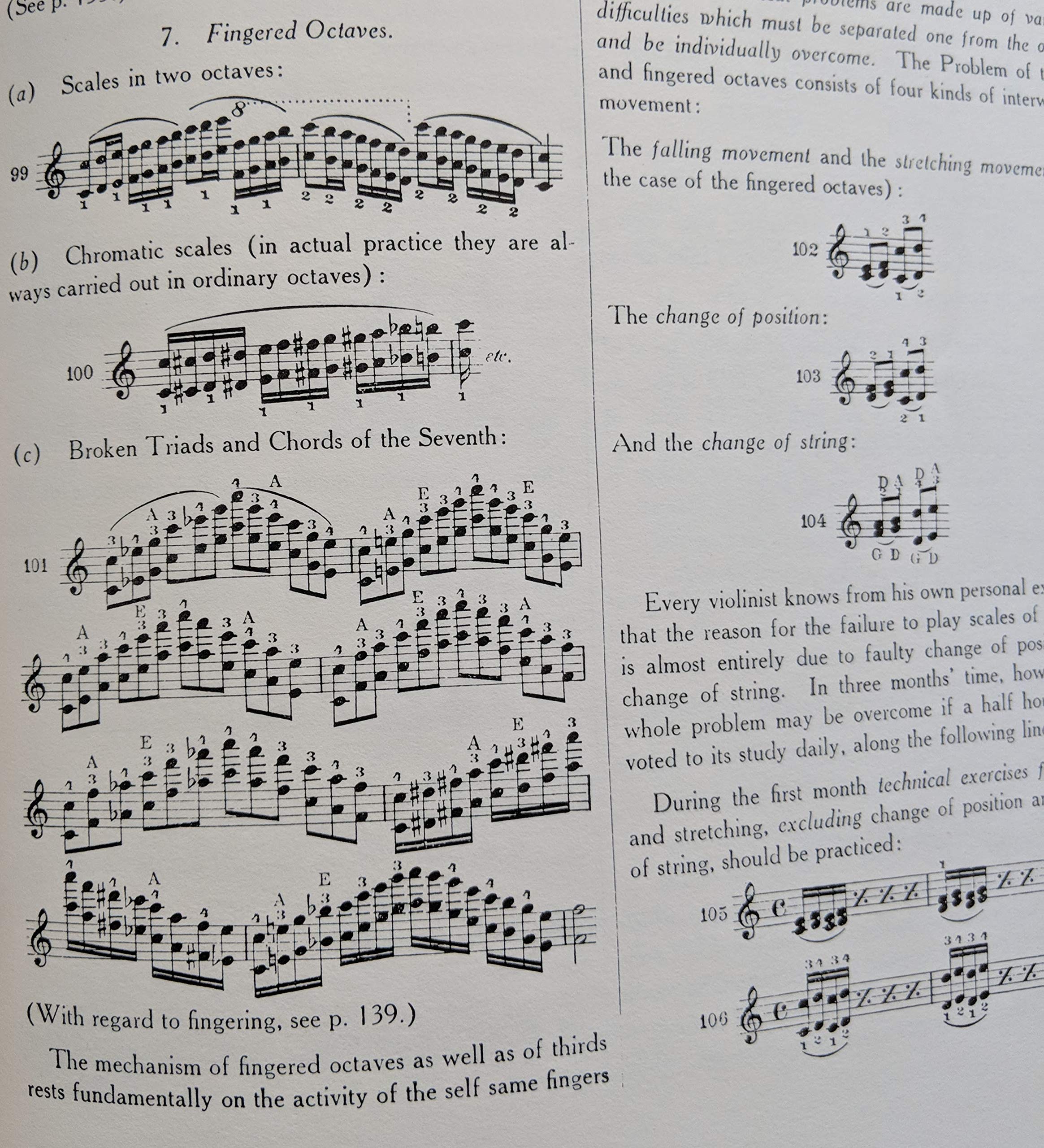 The Art of Violin Playing, Book One: 1. Technique in General, 2 ...