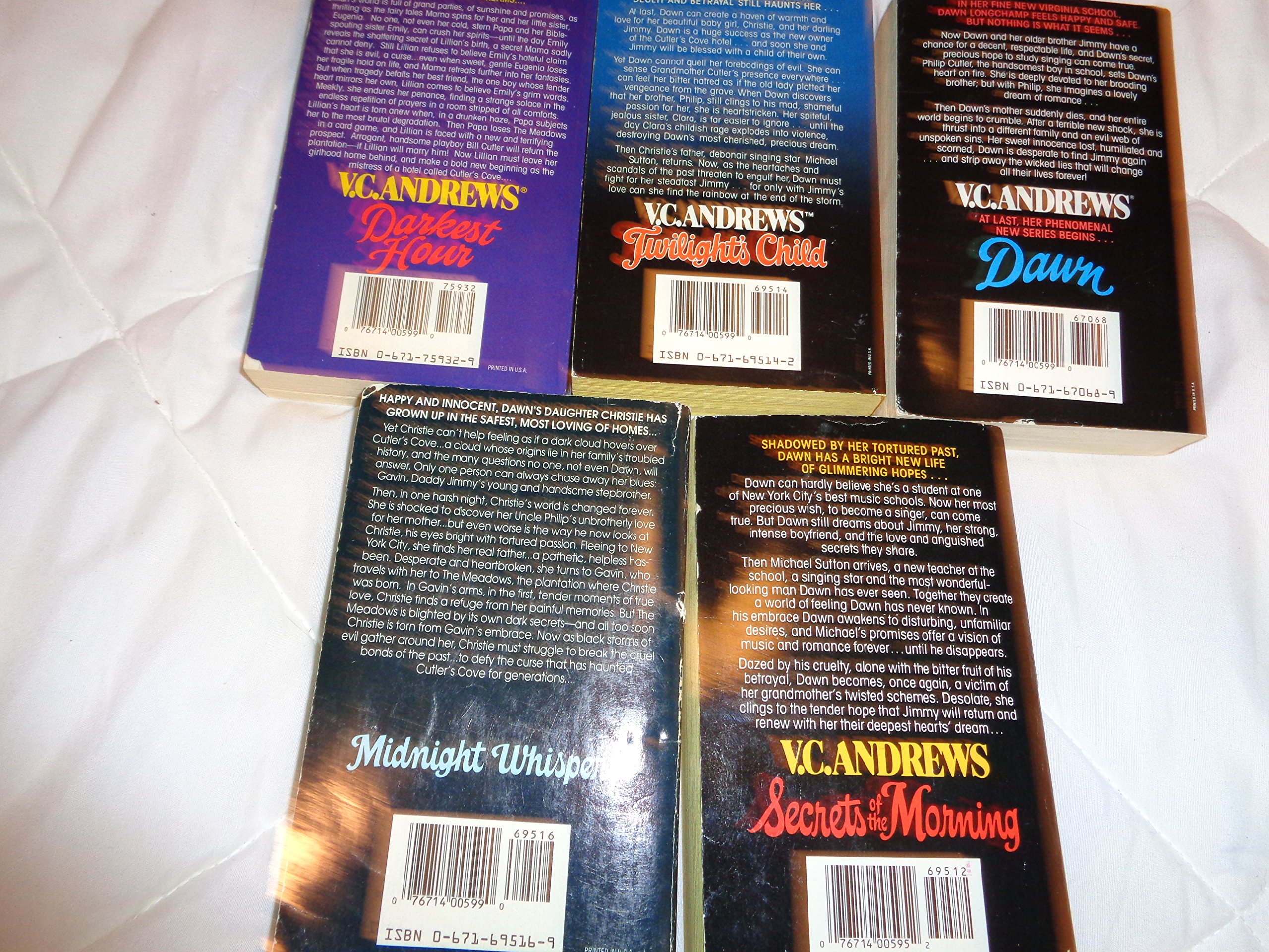 The Cutler Family Series by V.C. Andrews Novel Set by V.C. Andrews ...