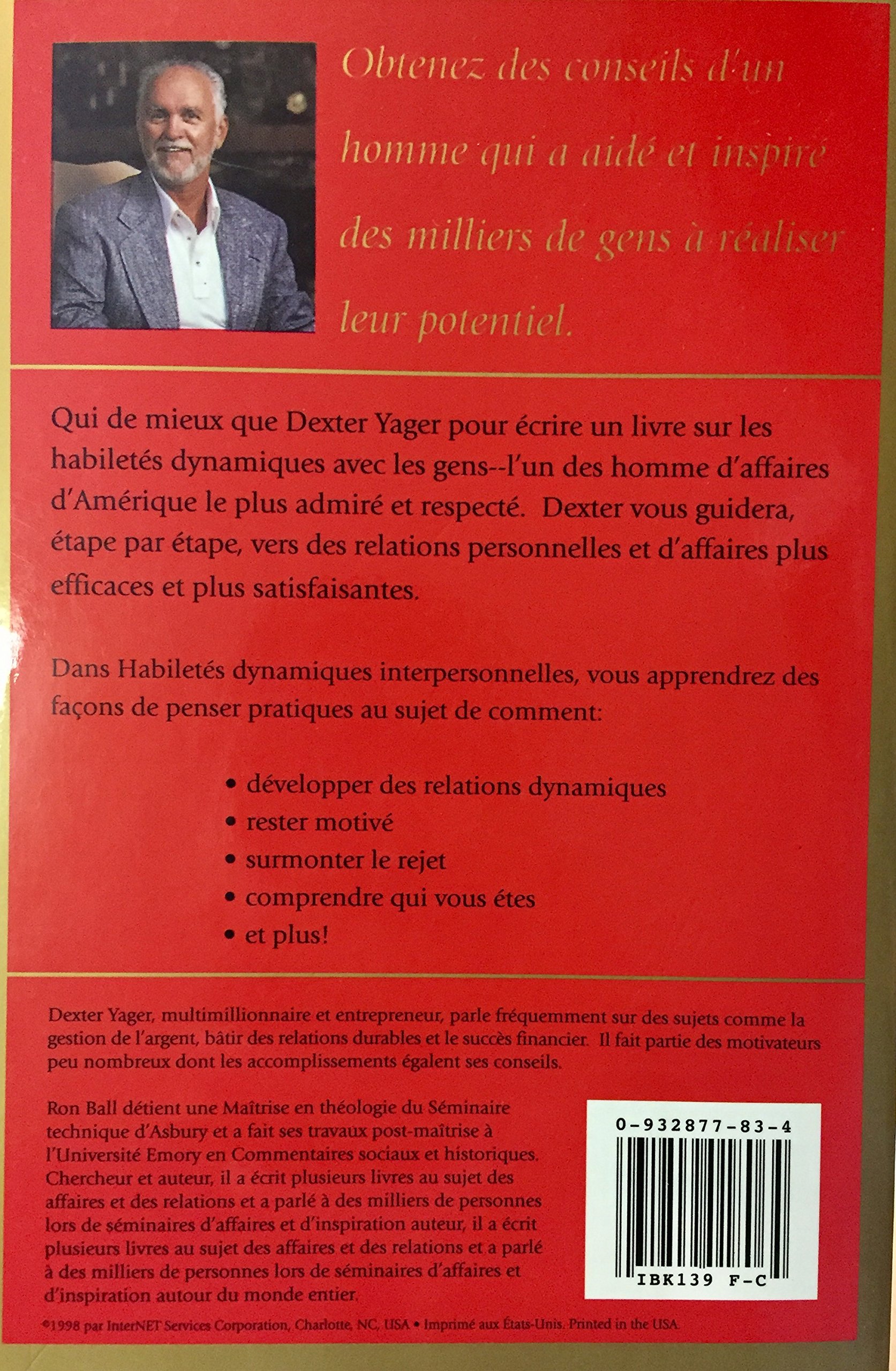 Dynamic People Skills (Habiletes Interpersonnelles by Dexter Yager ...