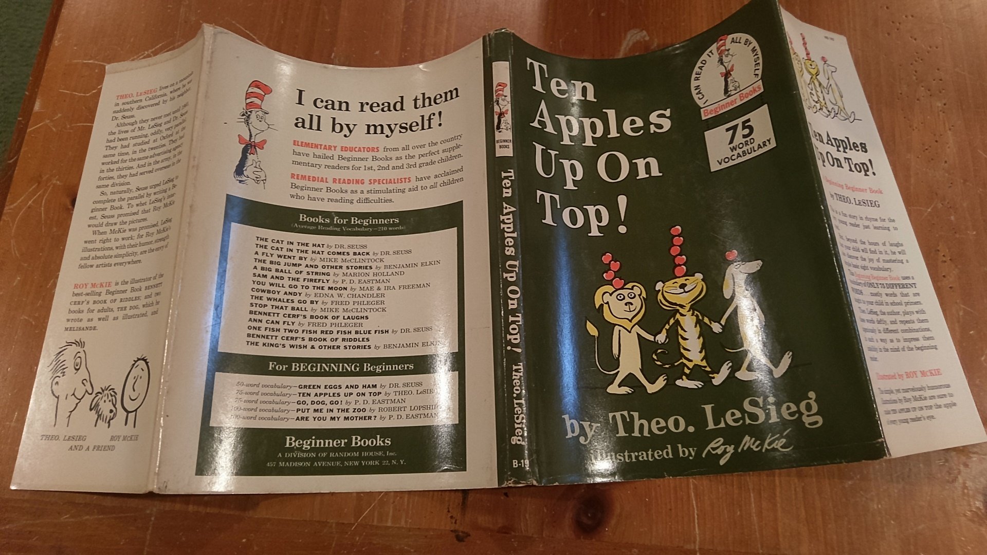 Ten Apples Up On Top! by Theo; Illustrated By Roy McKie Le Sieg | Goodreads
