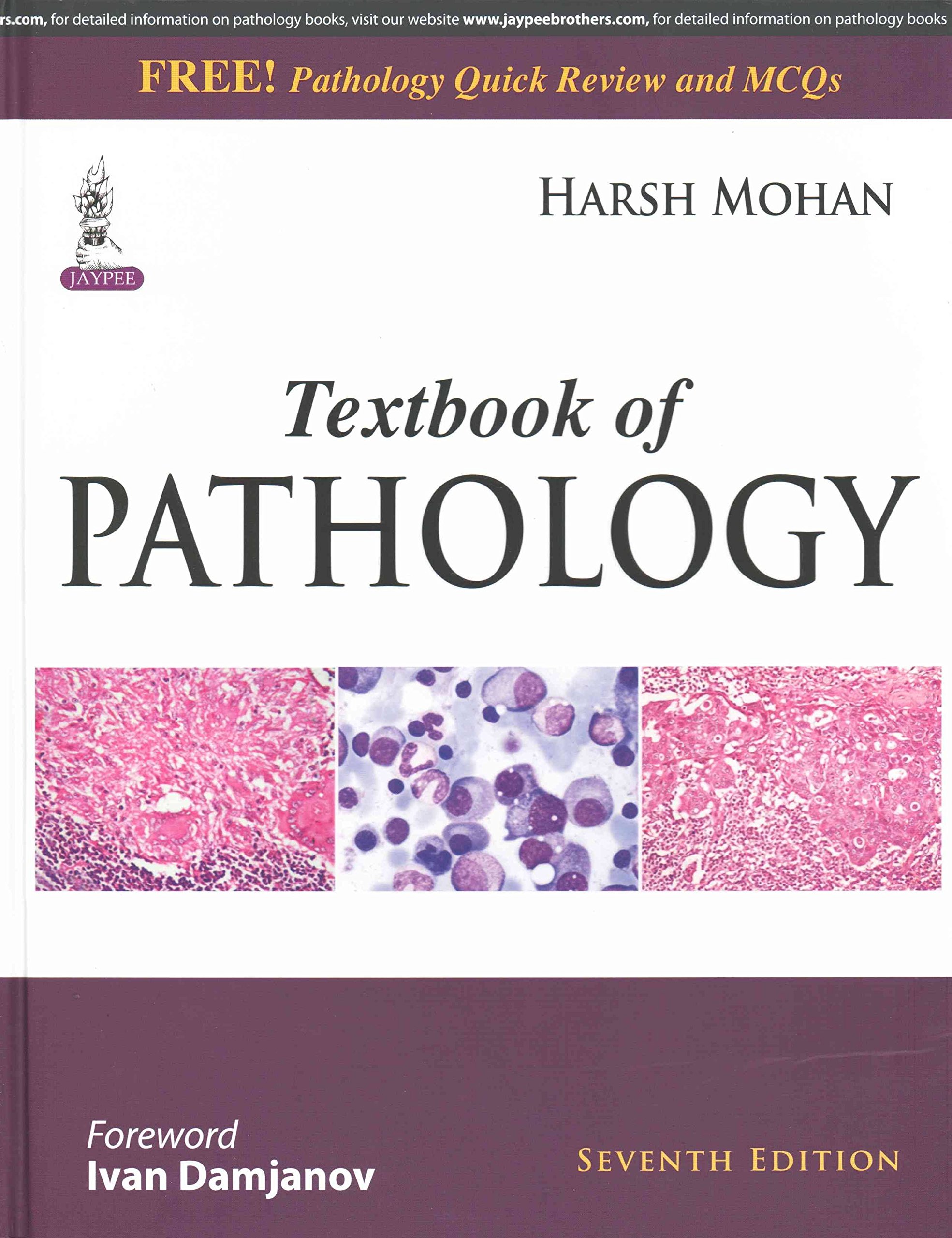 Textbook of Pathology + Pathology Quick Review and MCQs by Harsh Mohan ...