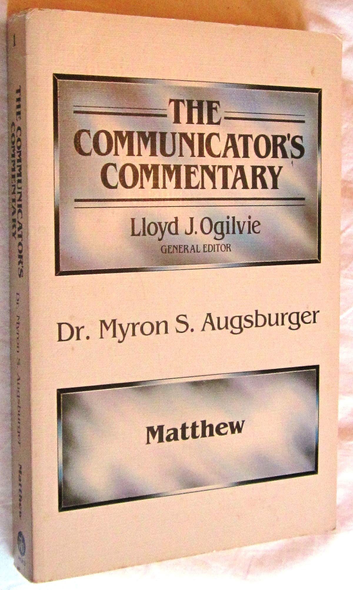 Matthew by Myron S. Augsburger | Goodreads