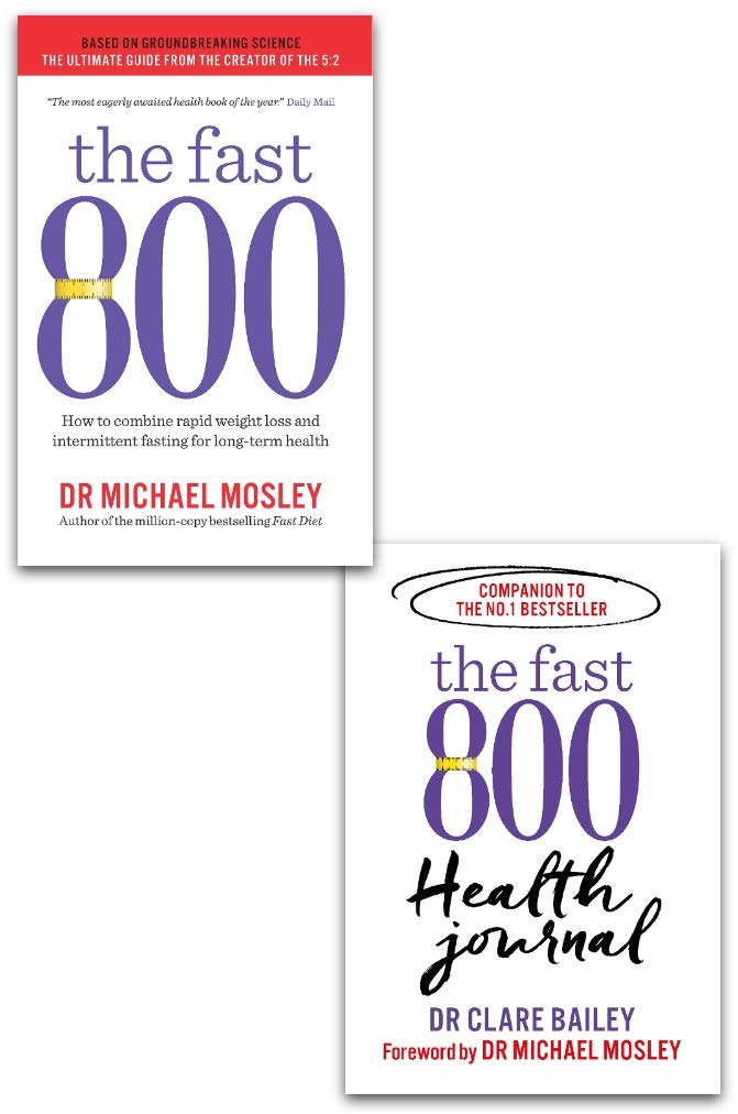 The Fast 800 & The Fast 800 Health 2 Books Collection Set by Michael ...