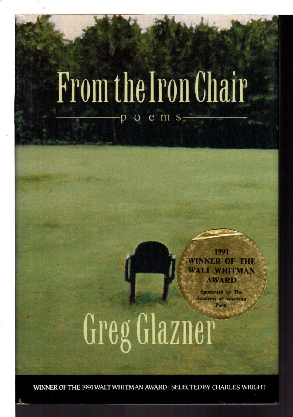 From the Iron Chair: Poems by Greg Glazner | Goodreads