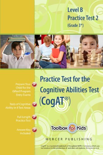 Cognitive Abilities Test CogAT Multilevel B Book (Grade 3*) - Practice ...