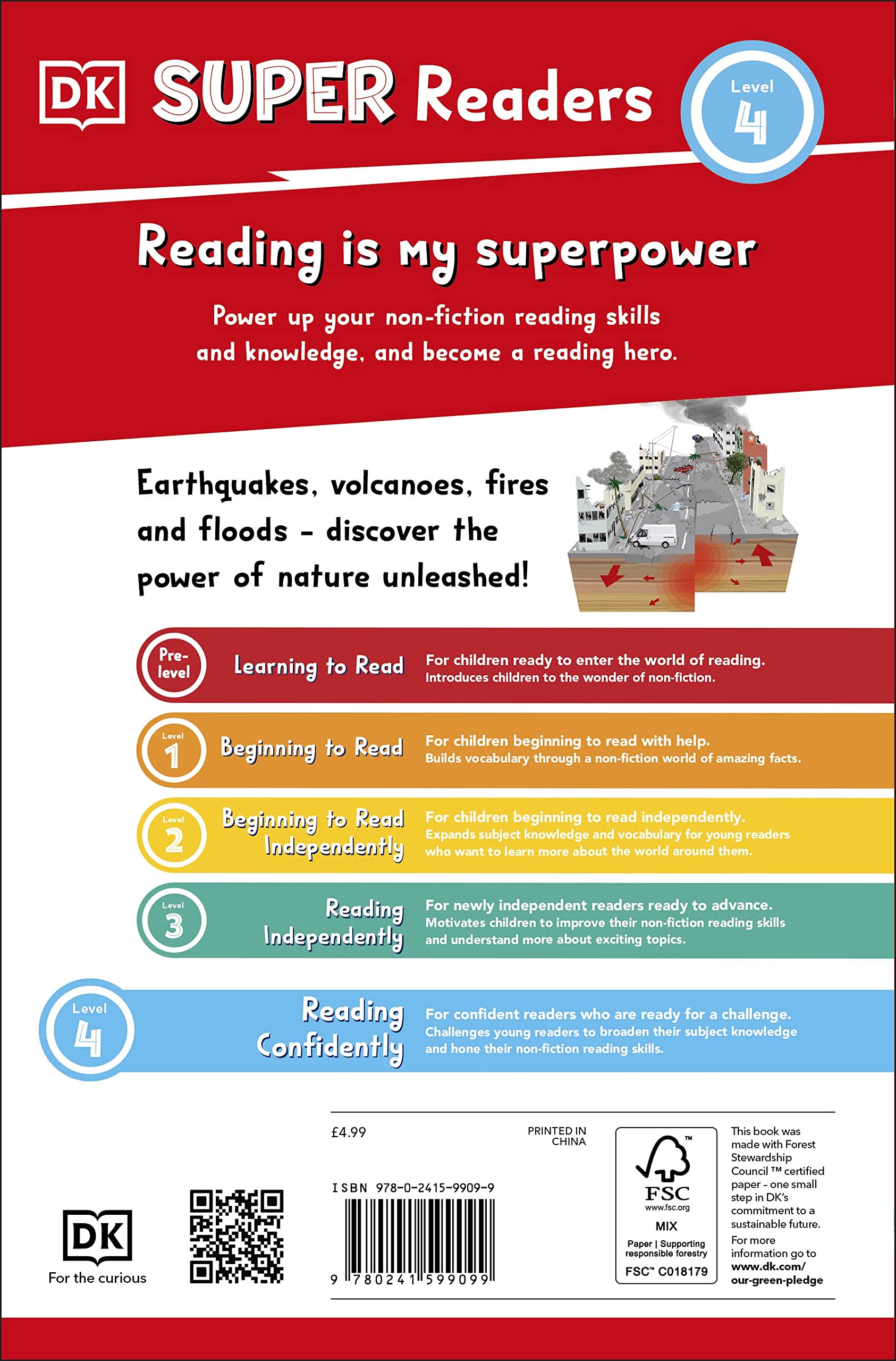 DK Super Readers Level 4 Earthquakes and Other Natural Disasters by D.K ...