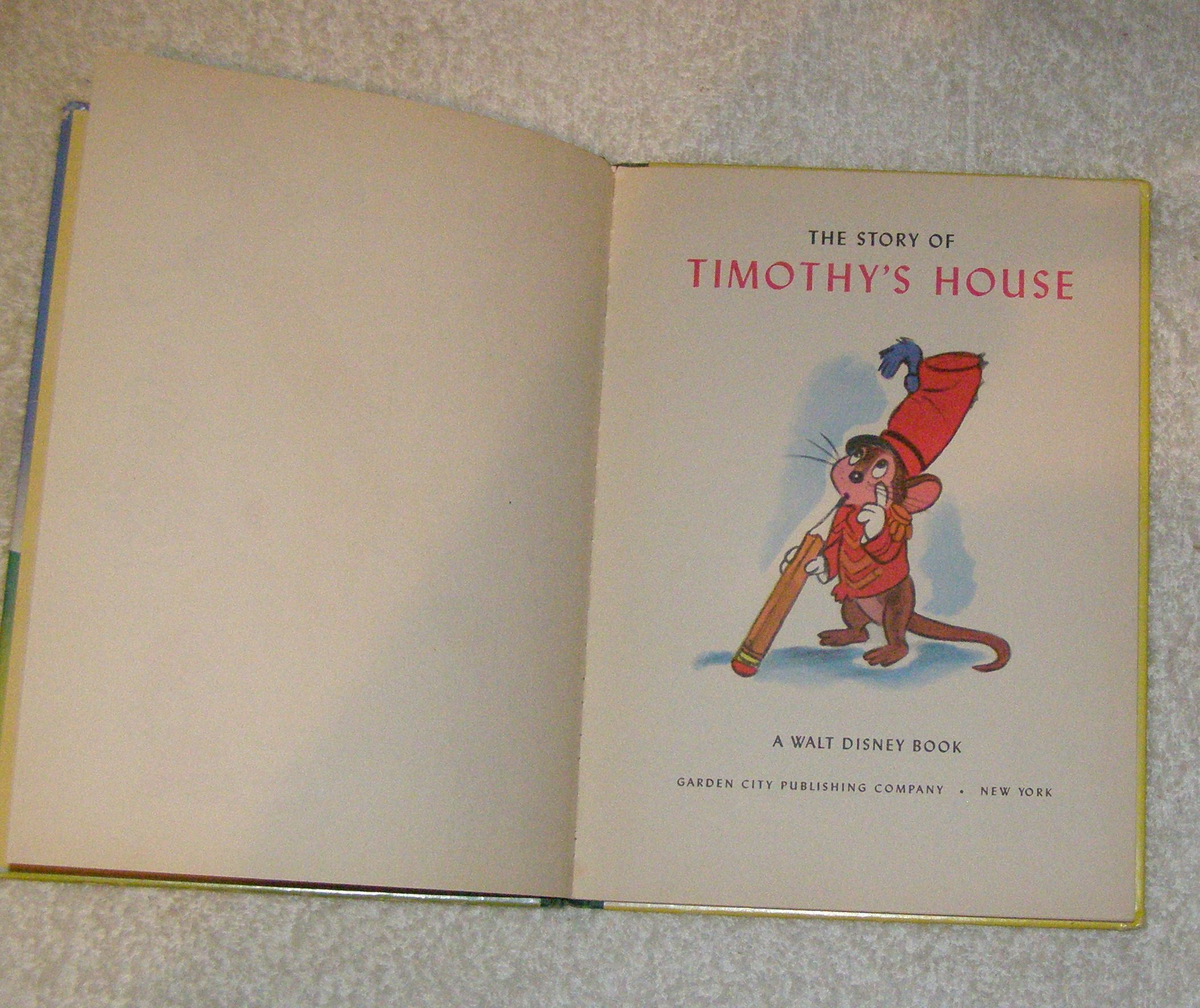 The Story of Timothy's House by (WALT DISNEY) | Goodreads