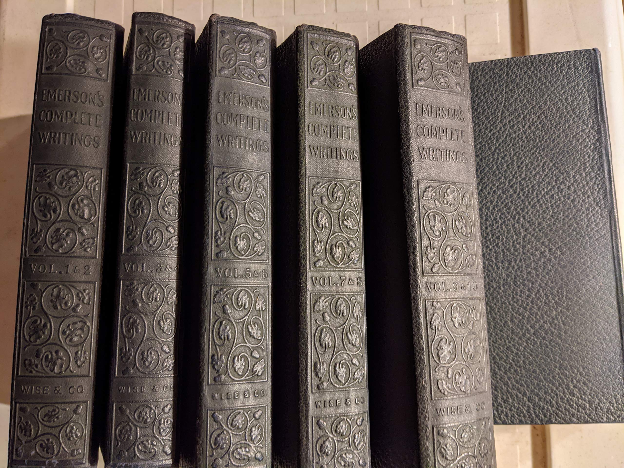 Emerson's Complete Writings: 6 Volumes [Books 1-12] by Ralph Waldo ...