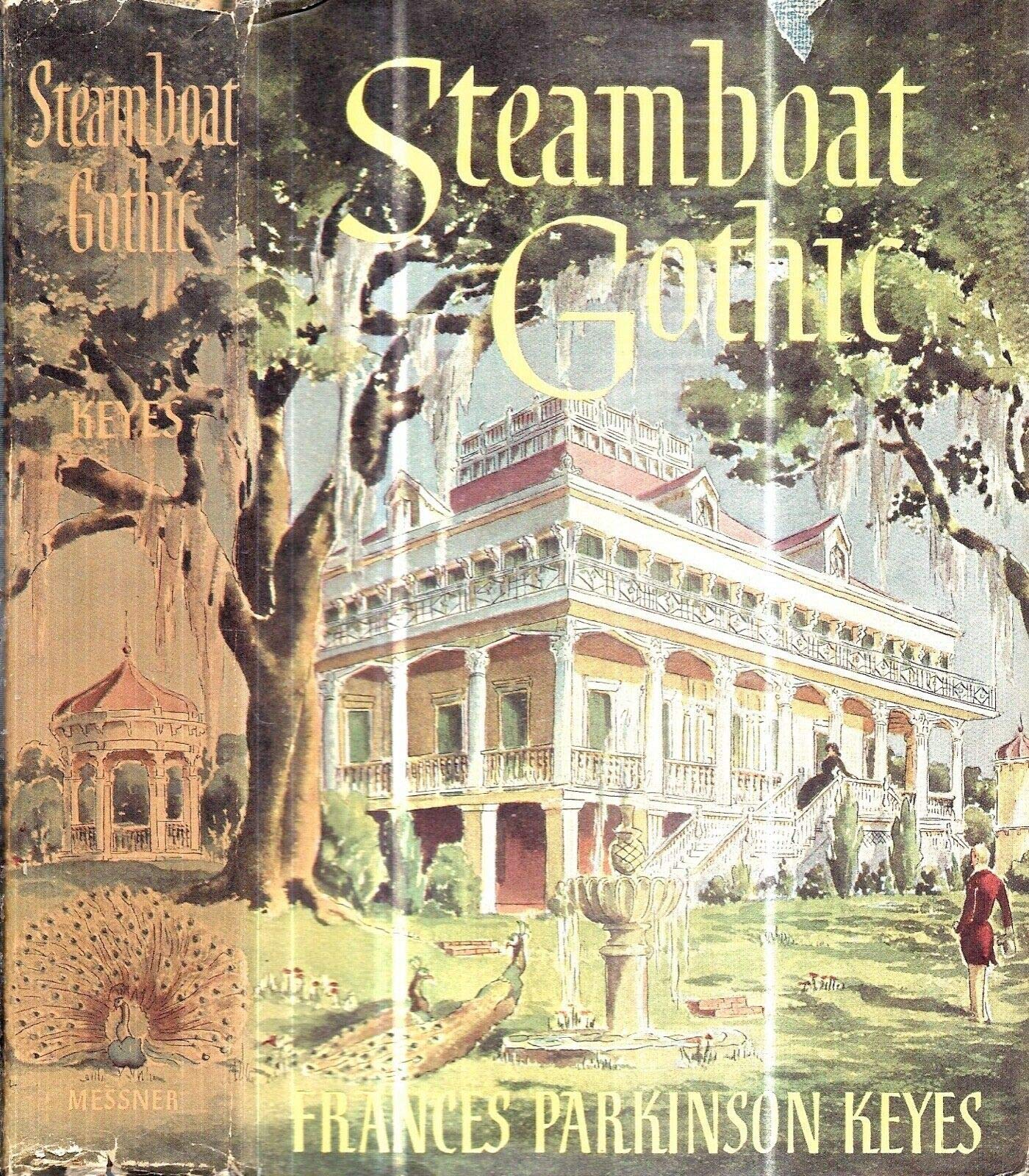 1952 SIGNED STEAMBOAT GOTHIC MISSISSIPPI RIVER CIVIL WAR KEYES ...