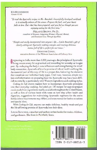 Cooking For Life: Ayurvedic Recipes for Good Food and Good Health by ...