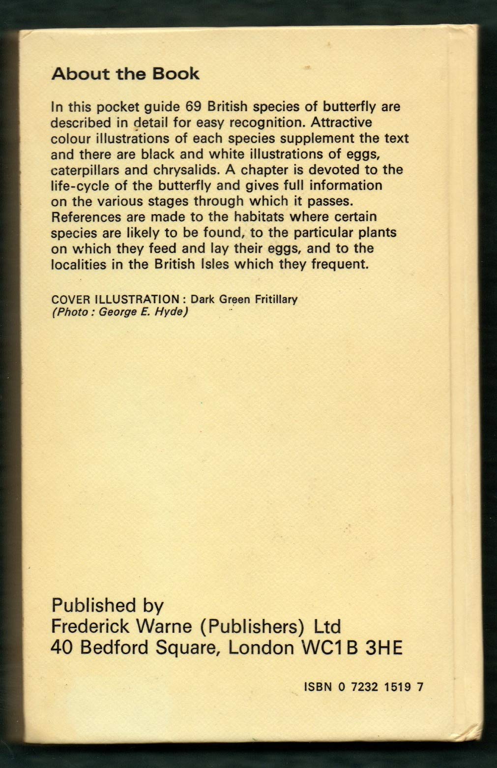 Observers Book of Butterflies by Stokoe, | Goodreads