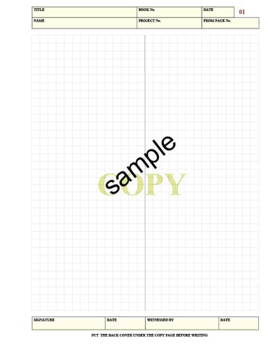 Lab Notebook 50 Carbonless Duplicating Pages Permanent Top Bound by ...