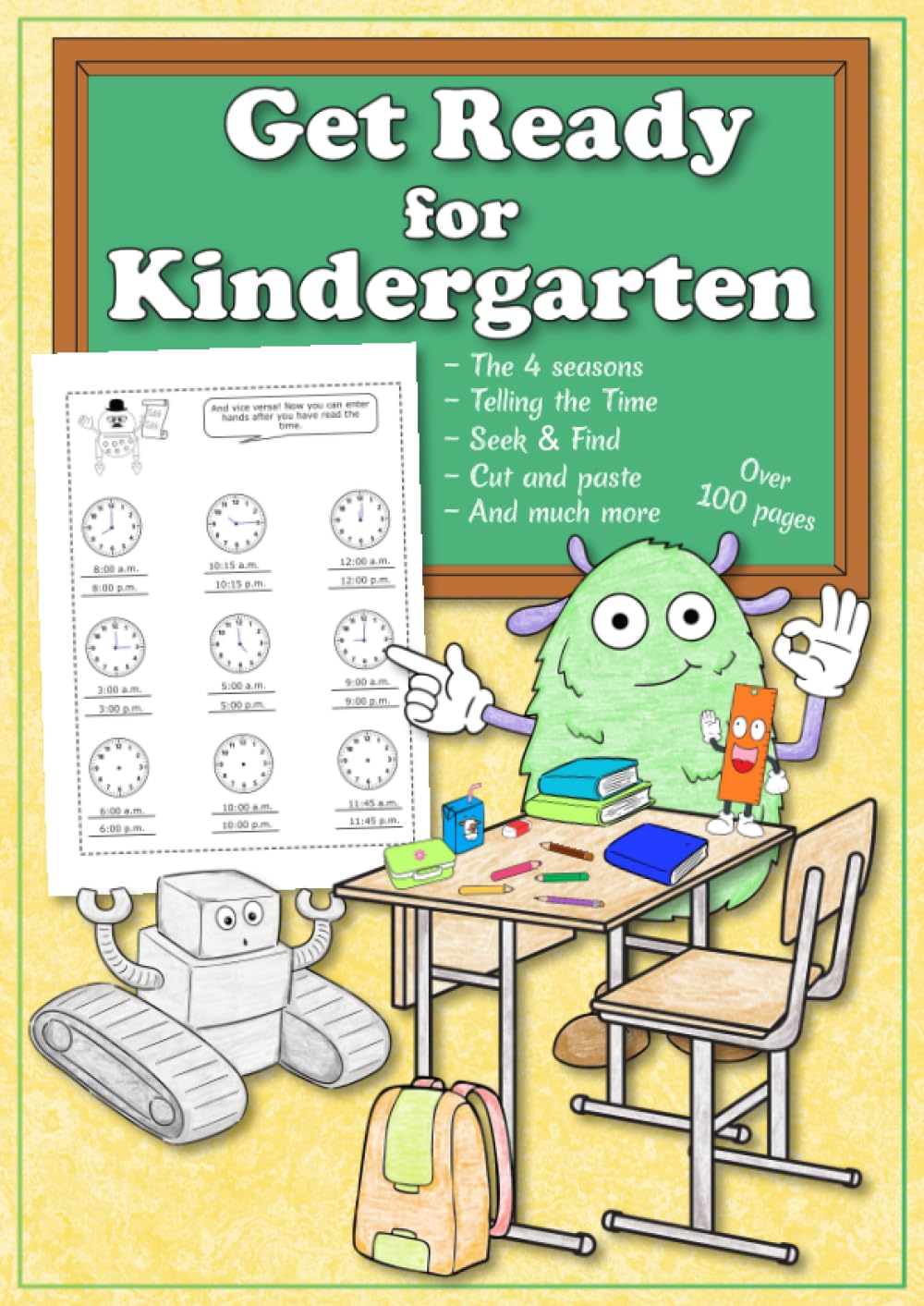Get Ready for Kindergarten: Coloring and Activity Practice Workbook for ...
