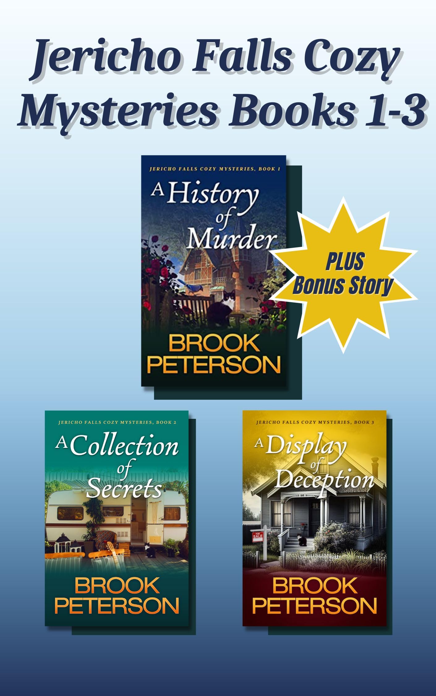 Jericho Falls Cozy Mysteries Books 1-3: A JERICHO FALLS COZY MYSTERY BOX SET by Brook Peterson ...
