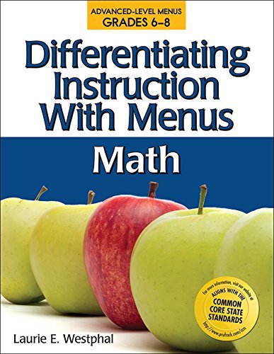 Differentiating Instruction with Menus: Middle School Math by Laurie E ...