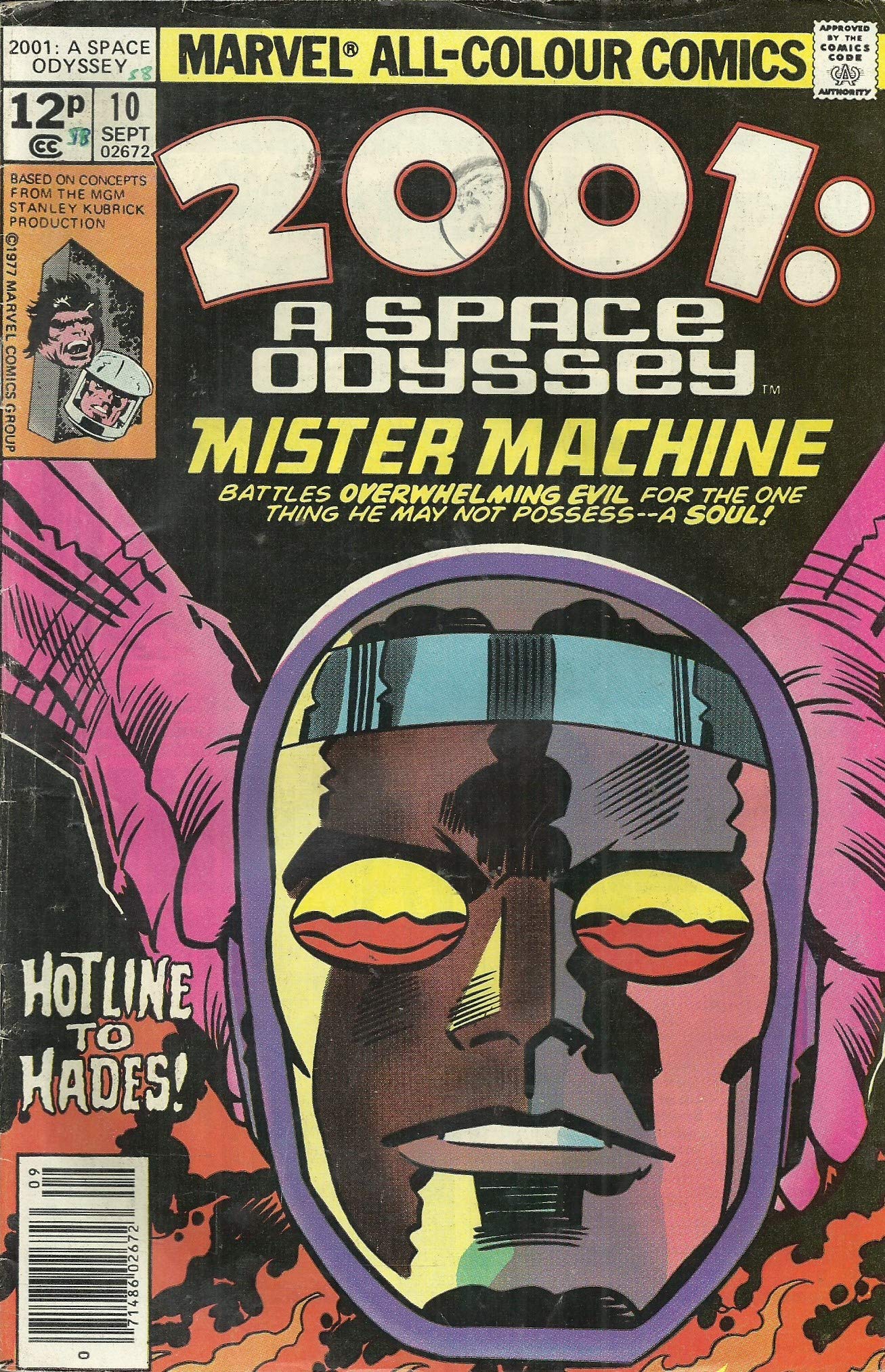 2001: A Space Odyssey - Vol.1, No. 10, 10 September - Marvel All-Colour ...