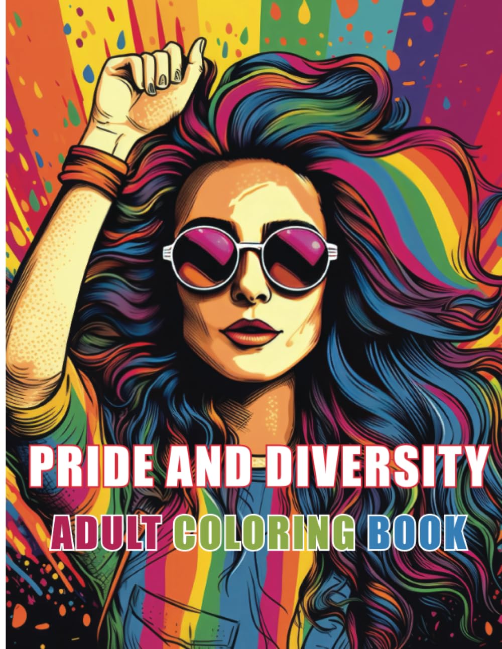 Pride & Diversity Coloring Book - 50 Unique Images - Relax and Express ...