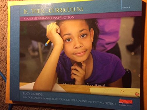 If...Then...Curriculum: Assessment-Based Instruction, Grade 4 by Lucy ...