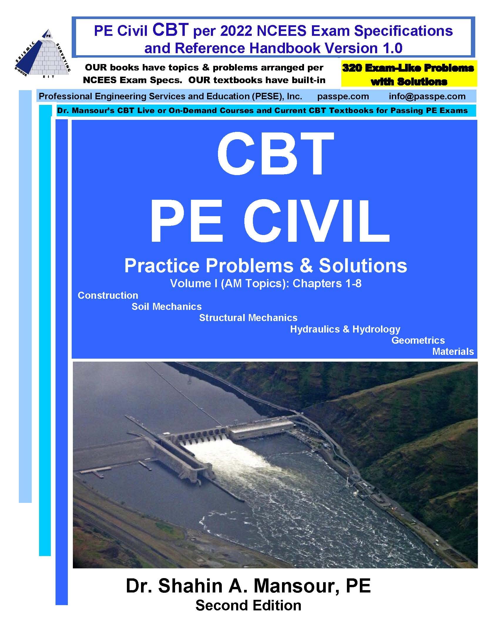 PE Civil CBT Practice Problems & Solutions Part I: Chapters 1 - 8 by Dr. Shahin Mansour | Goodreads