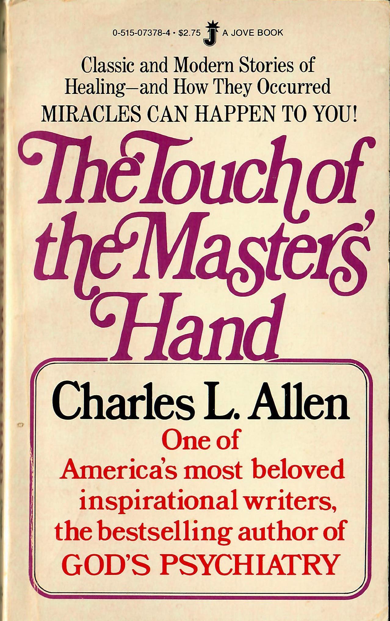 Touch Of Master's Hand by Charles L. Allen | Goodreads