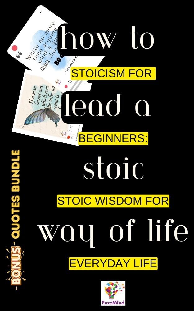 How to lead a Stoic Way of Life : Stoicism for Beginners: Stoic Wisdom ...