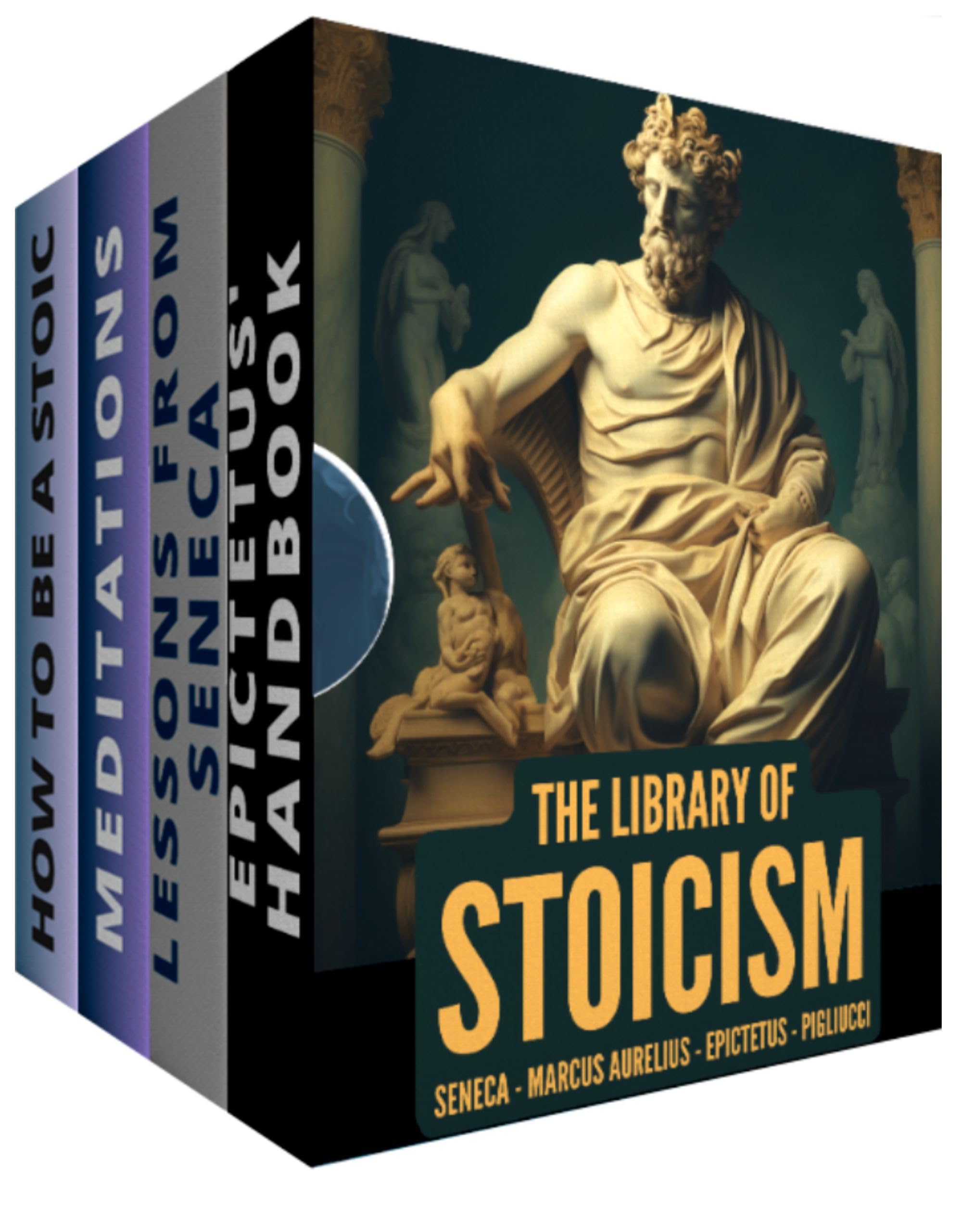 Stoicism Library: BOX with 4 books: Understanding and Applying ...