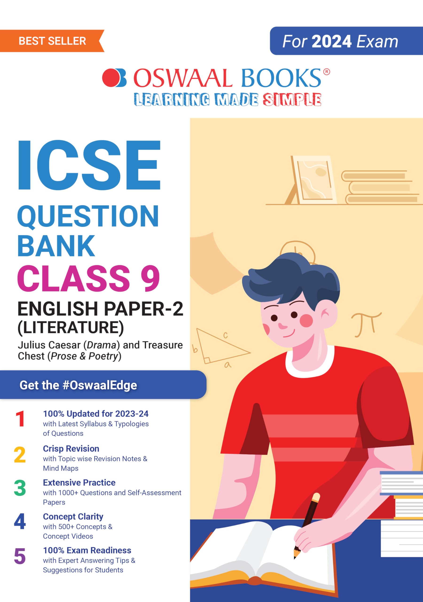 Oswaal ICSE Question Bank Class 9 English Paper-2 Book by Oswaal Editorial Board | Goodreads
