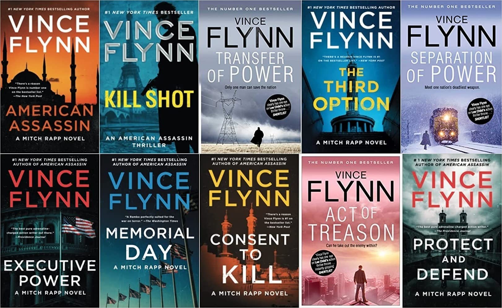 Mitch Rapp Series: Books 1 -10 by Vince Flynn | Goodreads