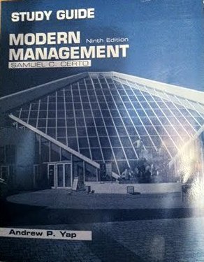 Modern Management: Study Guide by Certo | Goodreads