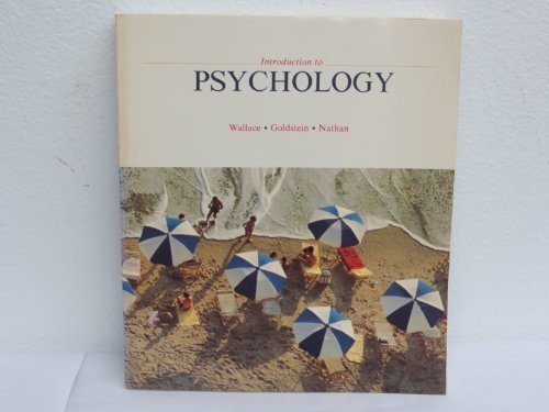 Psychology: An Introduction by Arno F. Wittig by Benjamin B. Lahey ...
