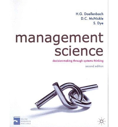 [(Management Science: Decision-Making Through Systems Thinking)] [ By ...