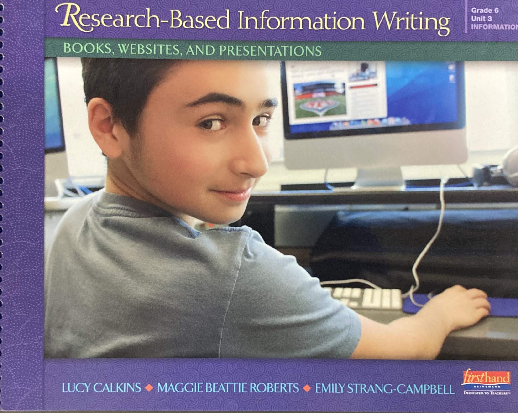 Research-Based Information Writing Grade 6 Unit 3 Information by ...