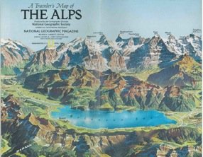 A traveller's map of The Alps. by National Geographic Society | Goodreads