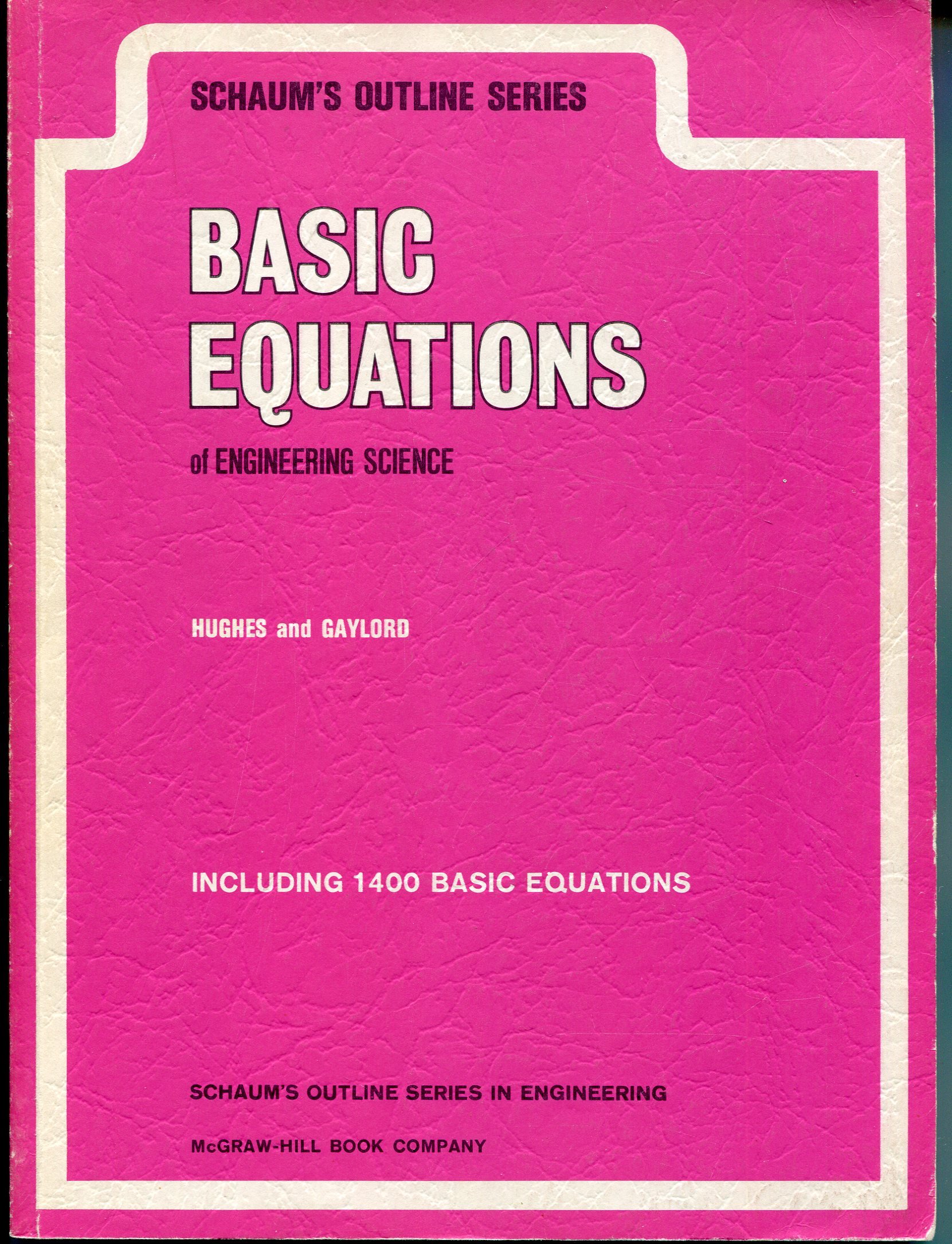 Basic Equations of Engineering by William F. Hughes | Goodreads