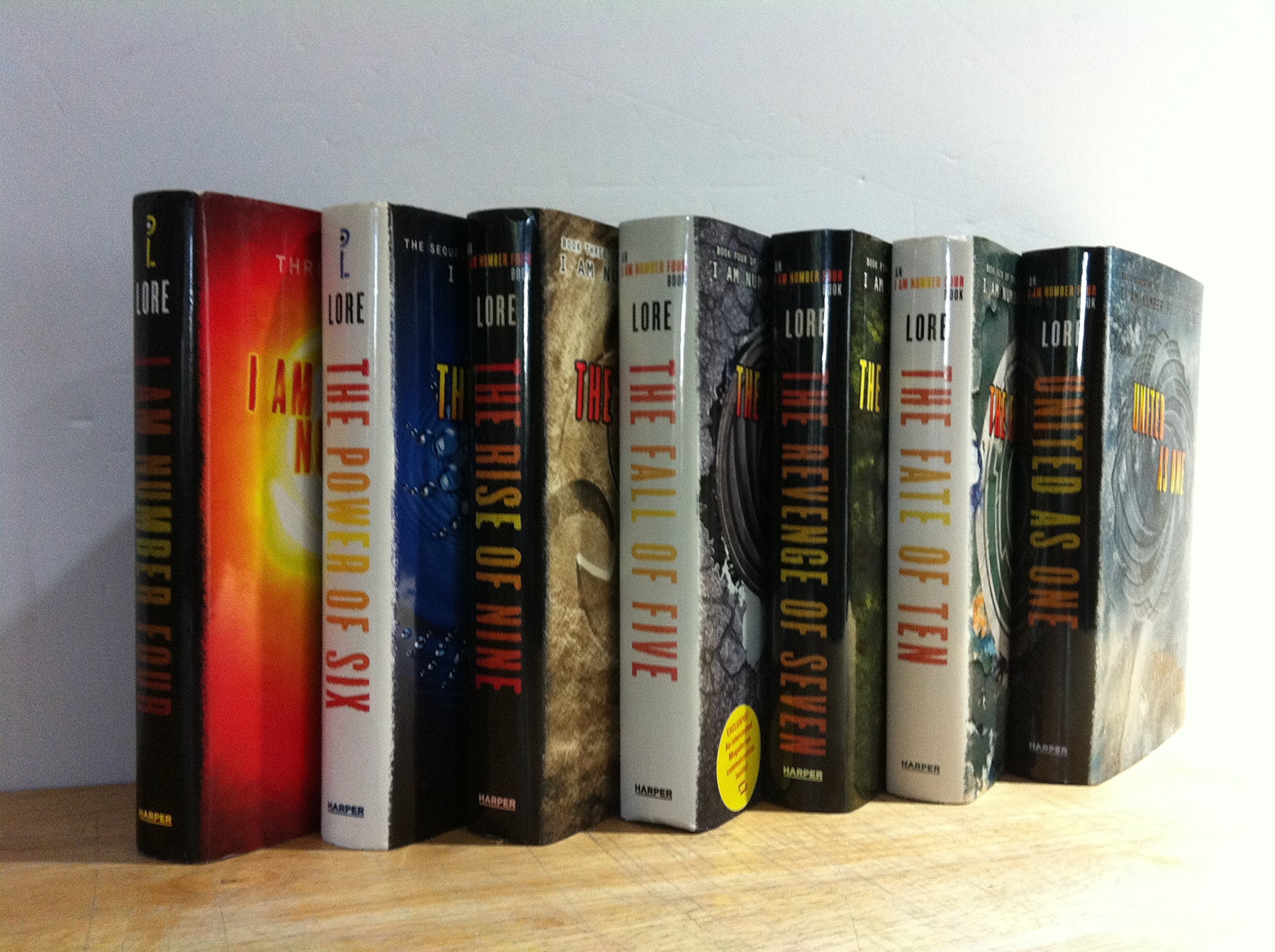 Lorien Legacies Pittacus Lore 7 Book Set: Number Four, Power of Six ...