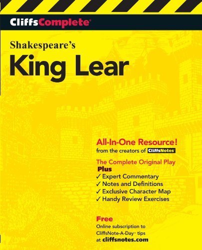 CliffsComplete King Lear by William Shakespeare by William Shakespeare ...