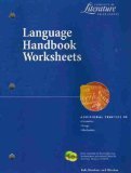 Language Handbook Worksheets Elements of Literature 2000 Grade 9 Third ...