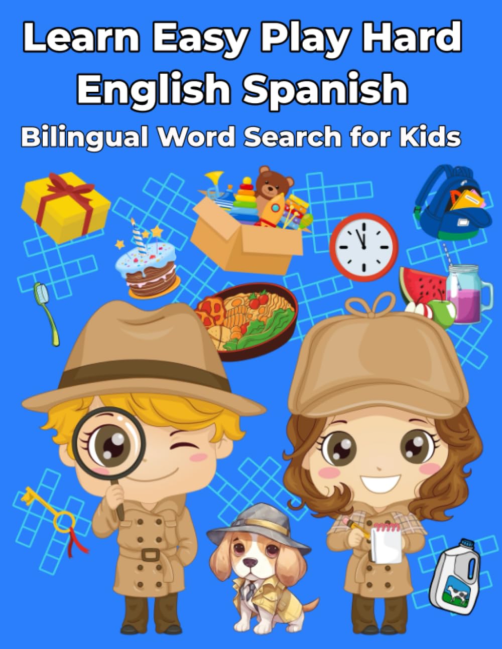 Learn Easy Play Hard English Spanish Bilingual Word Search for Kids by ...