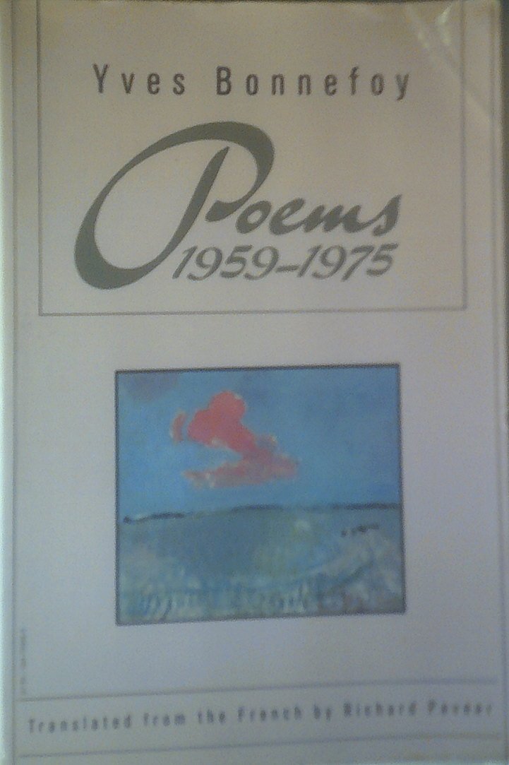 Poems 1959-1975 (English and French Edition) by Yves Bonnefoy | Goodreads